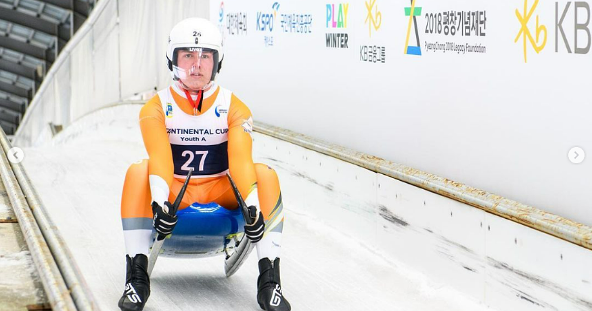 Gumption sponsors promising young luger Mees van Buren | Gumption